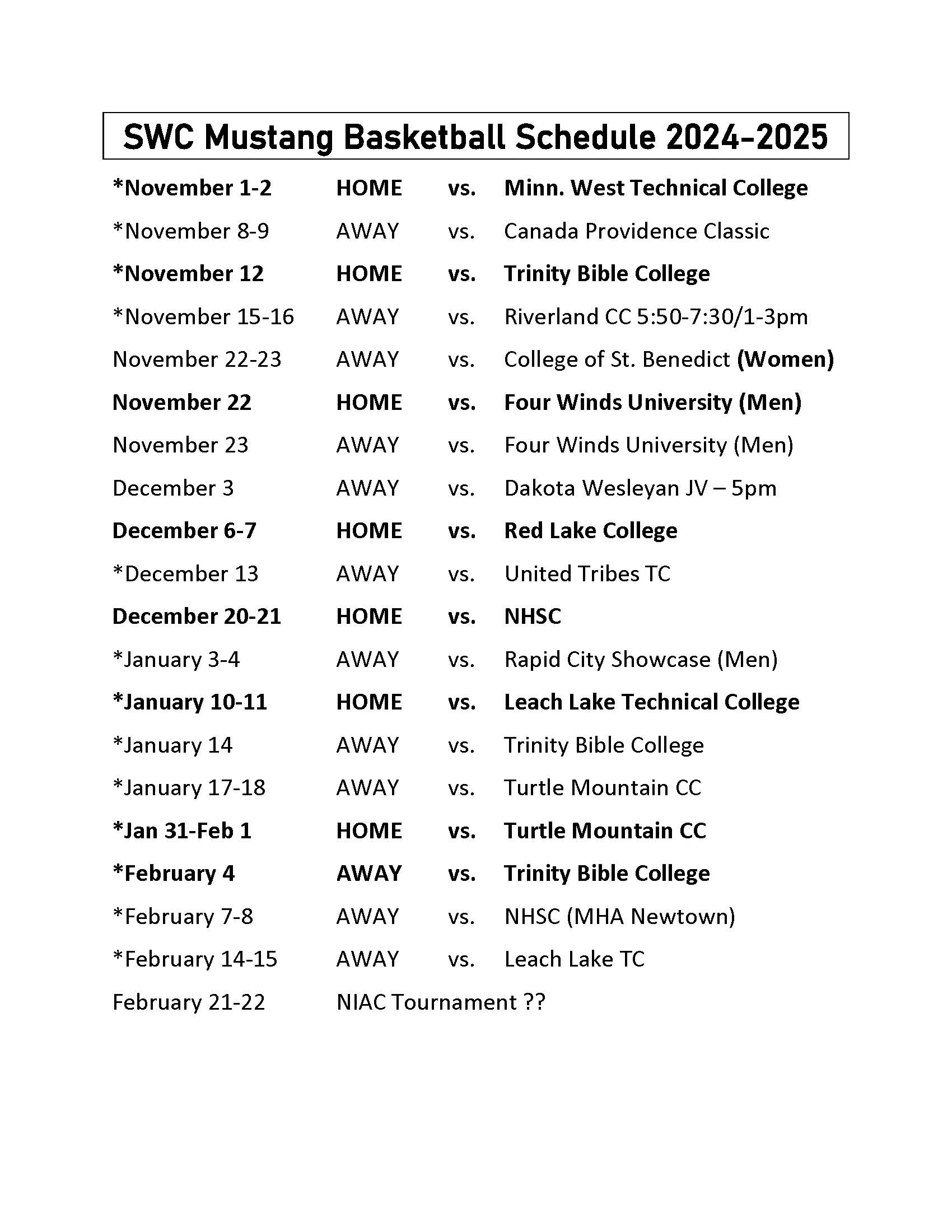 SWC Athletics - Sisseton Wahpeton College